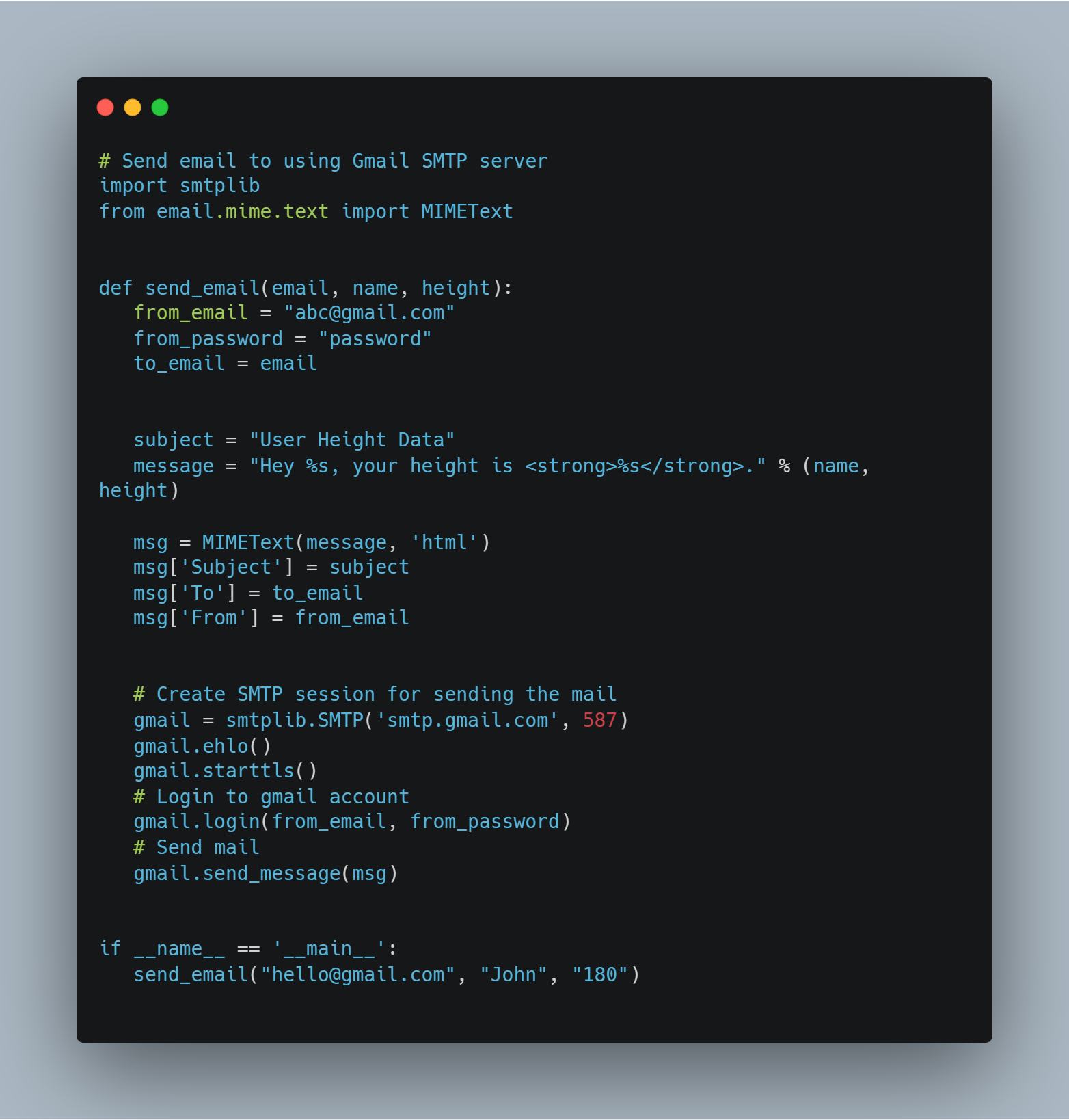 Using Python For Sending Email Notifications Code Examples Included Hackernoon